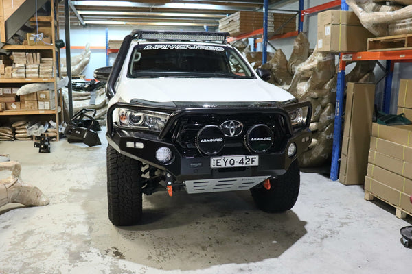 Armoured Hostile Bullbar to suit Toyota Hilux 2018-2020 Facelift ...